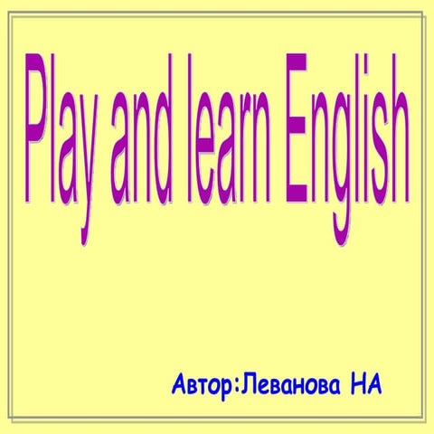 English Alphabet | PPS