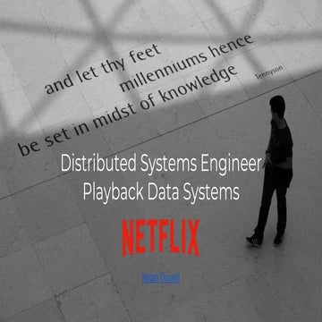 Playback Data Systems @ Netflix | PPTX