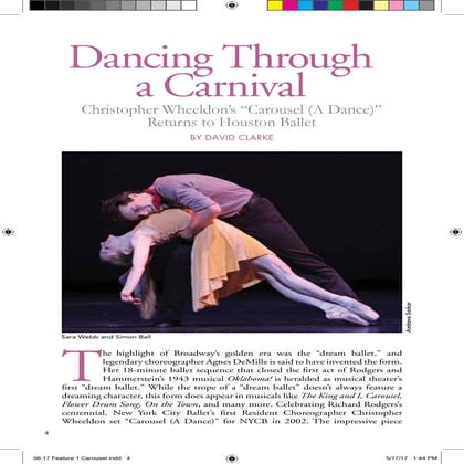 Dancing Through a Carnival: Christopher Wheeldon's "Carousel (A Dance ...