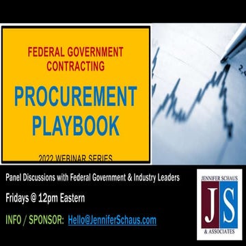 2022 Procurement Playbook - DHS - (07/01/2022) | PPTX