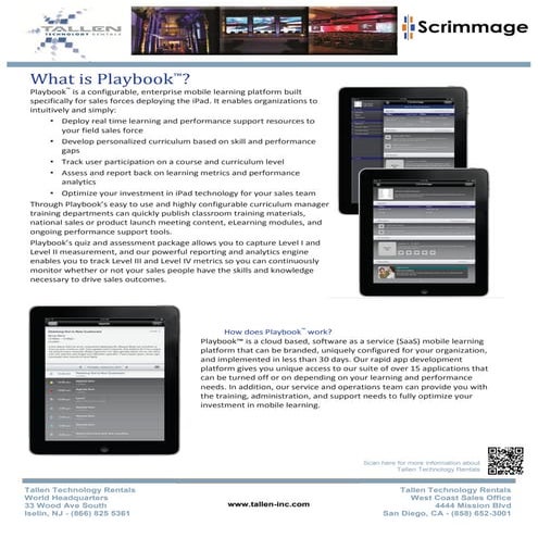 Playbook Brochure | PDF