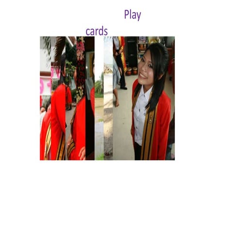 การนำเสนอแบบ Play cards | PPTX