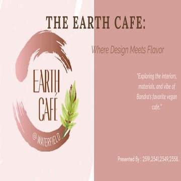 Cafe design - Case study - Architecture. | PDF