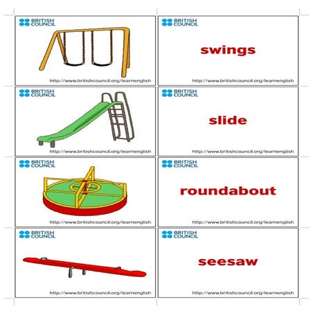 Playground flashcard1 | PDF