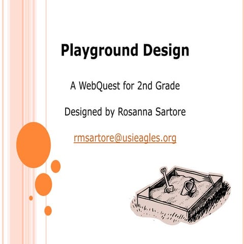 Playground Design Webquest | PPTX