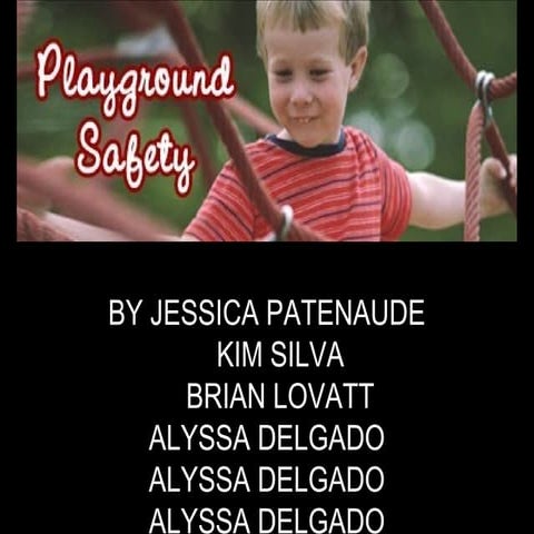 Playground safety power point presentation | PPT