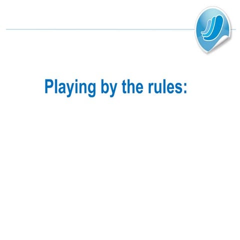 Playing By The Rules Wiliam | PPT