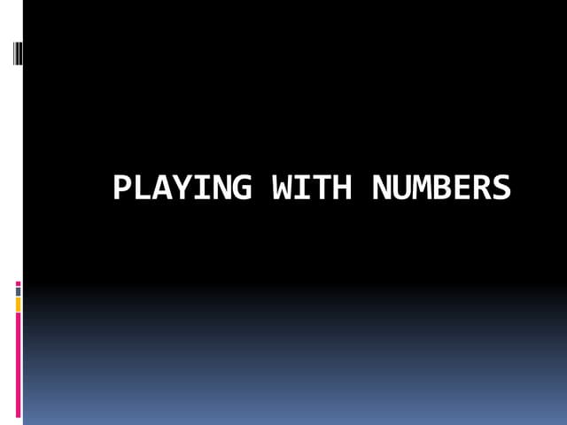 6th class ppt whole numbers | PPTX
