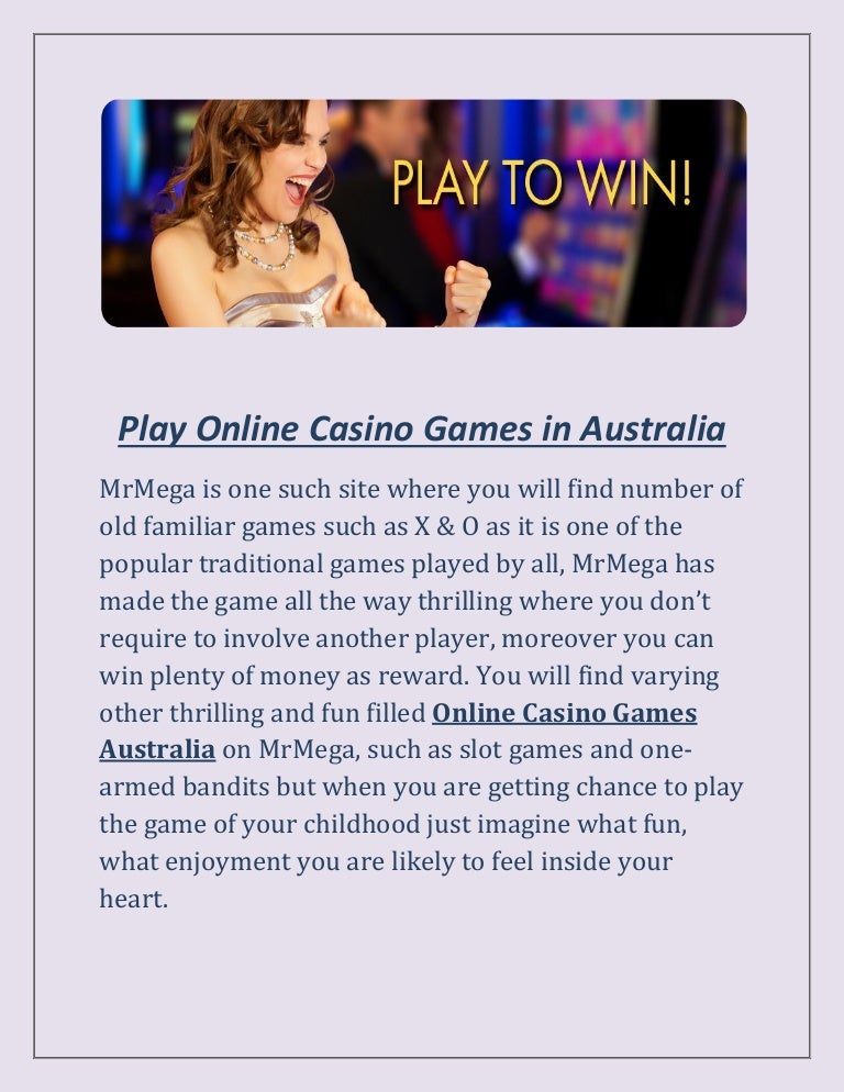 Play Online Casino In Australia