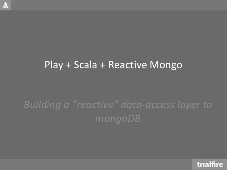 Play Scala Reactive Mongo 