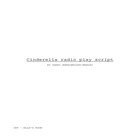 Cinderella radio play script FINAL | PDF
