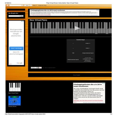 Play virtual music instruments new virtual piano | PDF