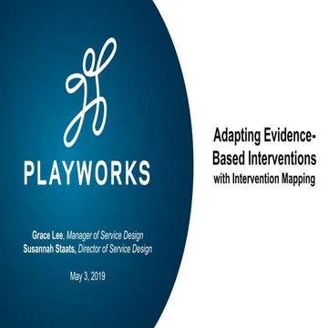 Adapting and implementing evidence-based interventions | PDF