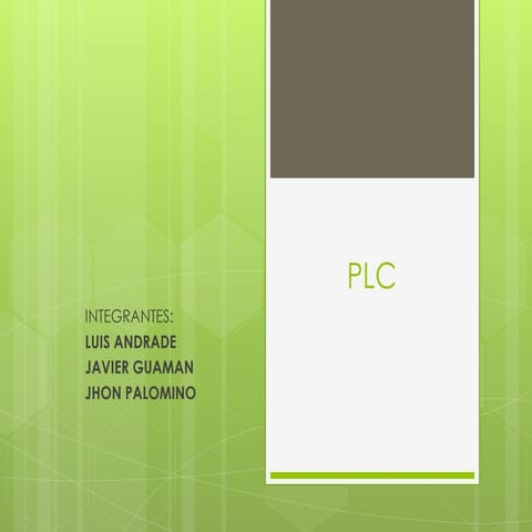 Plc | PPT
