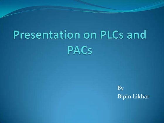 ppt on PLC automation | PPTX