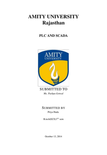Simulation and Modelling of 3-Floor Elevator System using PLC | PDF