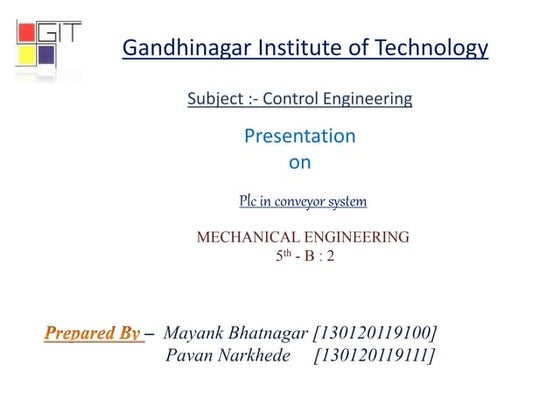 Engineering Project Conveyor Blockage Detection Pdf