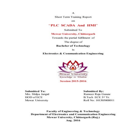 Plc 1 first page plc | PDF