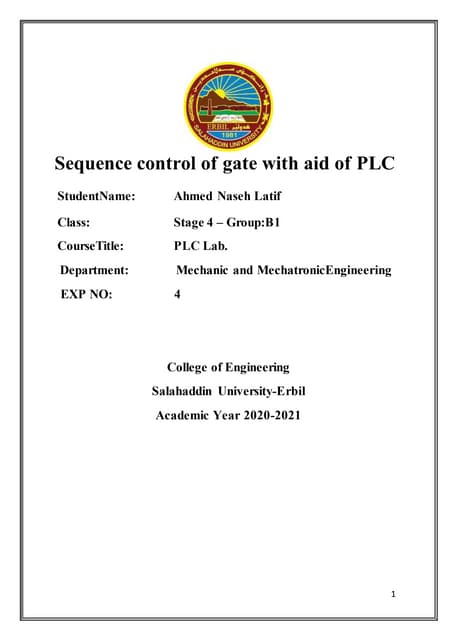 Question Bank Programmable Logic Controller | PDF