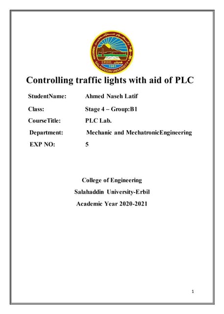 Smart traffic light controller using verilog | PDF | Technology & Computing