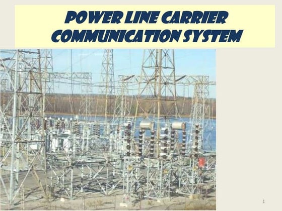 Power line carrier communication (plcc) | PPTX | Telecommunications ...