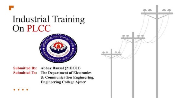 Power line carrier communication (plcc) | PPTX | Telecommunications ...