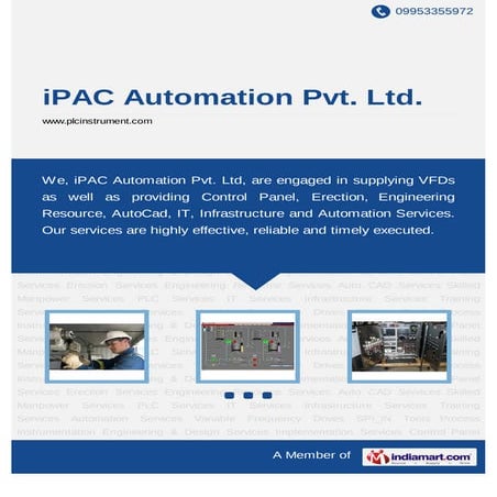 iPAC Automation Pvt. Ltd., Pune, Automation Services & Variable Frequency Drives | PDF