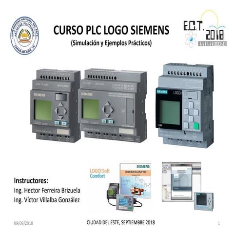 Curso PLC Controlador Logico Programable LOGO! Siemens | PDF