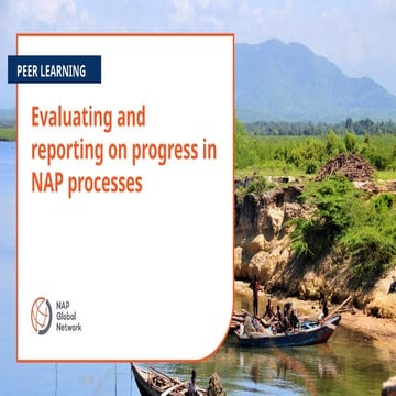 Tracking Progress on Monitoring, Evaluation, and Learning for National ...