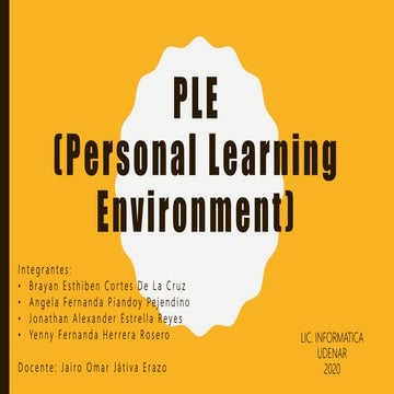 PLE (Personal Learning Environment) | PPTX
