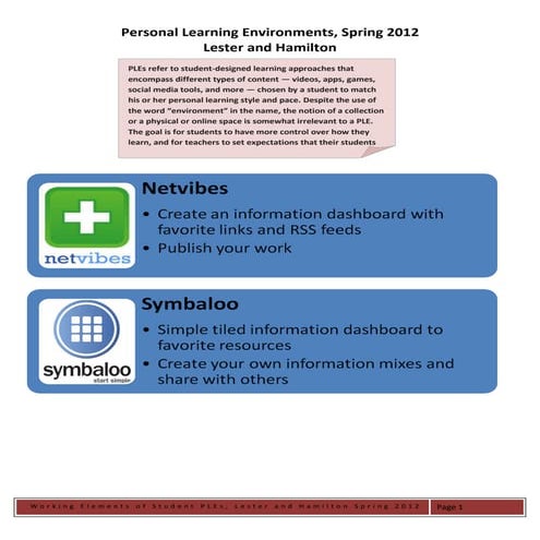 PLE Overview | PDF