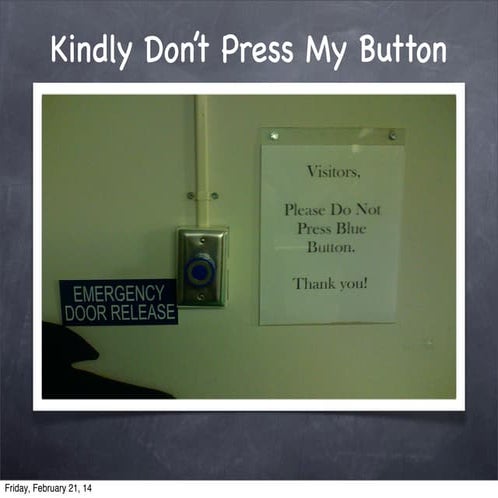 Please don't push my buttons | PDF