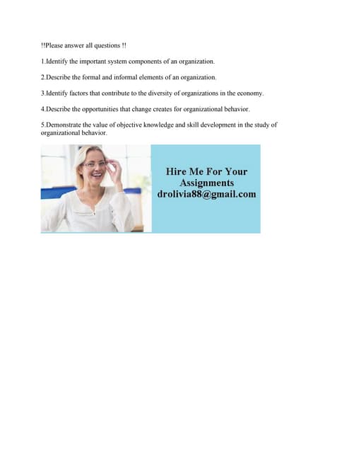 !!Please answer all questions !! 1-Identify the important system compo ... !!Please answer all questions !! 1-Identify the important system compo ...