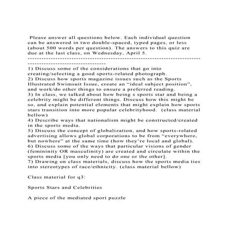 Please answer all questions below. Each individual question can.docx