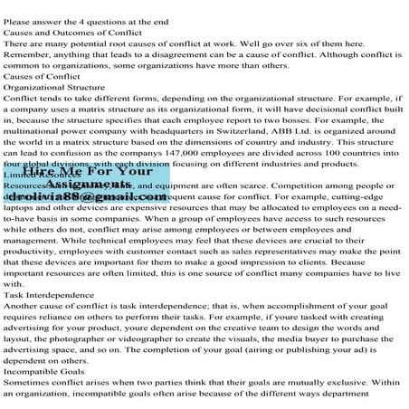 Conflict of values (Types of value conflicts) | PDF