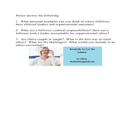 Please answer the following1. What personal examples can you th.docx