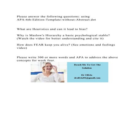 Please answer the following questions using APA-6th-Edition-Templ.docx