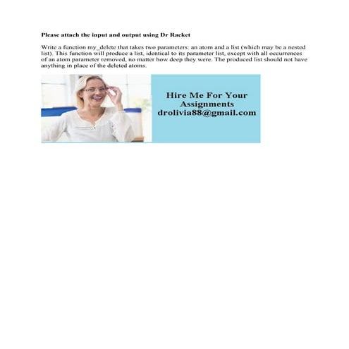 Please Attach The Input And Output Using Dr Racket Write A Function Mypdf 0268