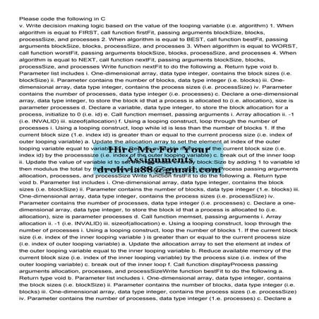 Please code the following in C v Write decision making l.pdf