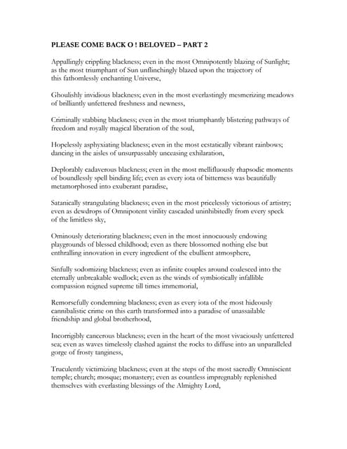 When I Wasn't Writing Poetry. | PDF