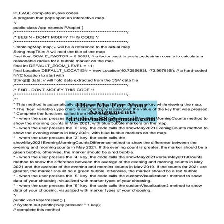 PLEASE complete in java codes A program that pops open an .pdf