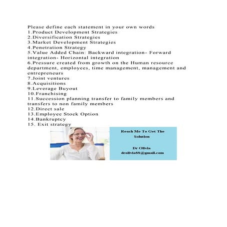 Please define each statement in your own words1.Product Developmen.docx