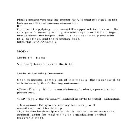 Please ensure you use the proper APA format provided in the link a.docx