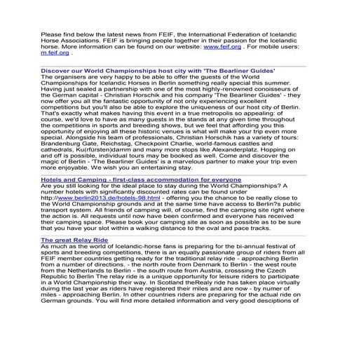 Please find below the latest news from feif june26 | PDF