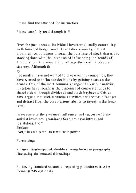 Please read all attached documents .. This ILab instructions are at ...