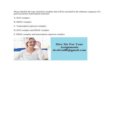 Please identify the type of protein complex that will be recruited to.pdf