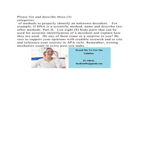 Please list and describe three (3) categories of methods to prop.docx