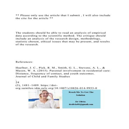 Please only use the article that I submit , I will also include t.docx