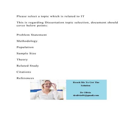 Please select a topic which is related to ITThis is regarding Di.docx