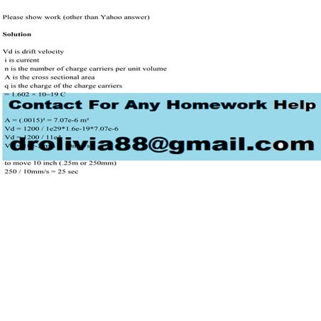 Please show work (other than Yahoo answer)SolutionVd is drift .pdf